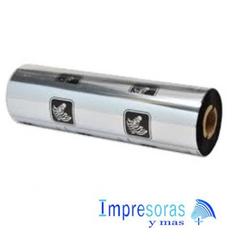 CINTA RIBBON ZEBRA CERA RESINA 110MM X 74MTS 05555GS11007 TODOZEBRA