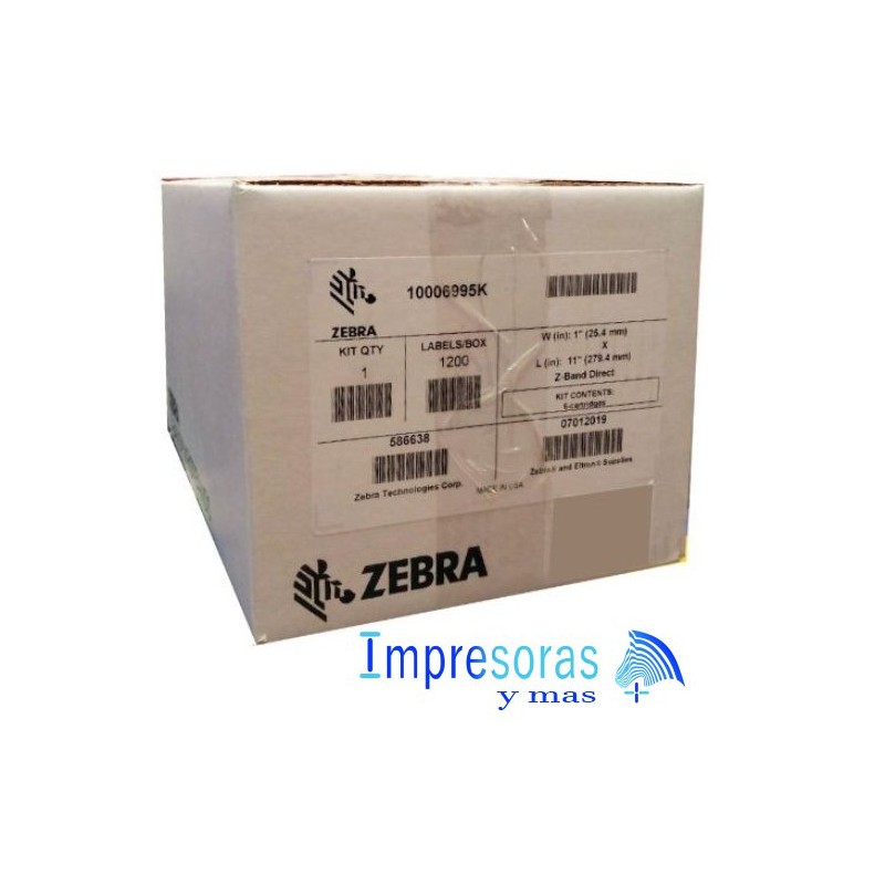 BRAZALETES ZEBRA 10010951K Z-BAND COMFORT 1X11 PGDS ADULTO TODOZEBRA